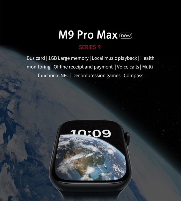 M9 Pro Max 스마트워치 - Shenzhen Shengye Technology Co.,Ltd