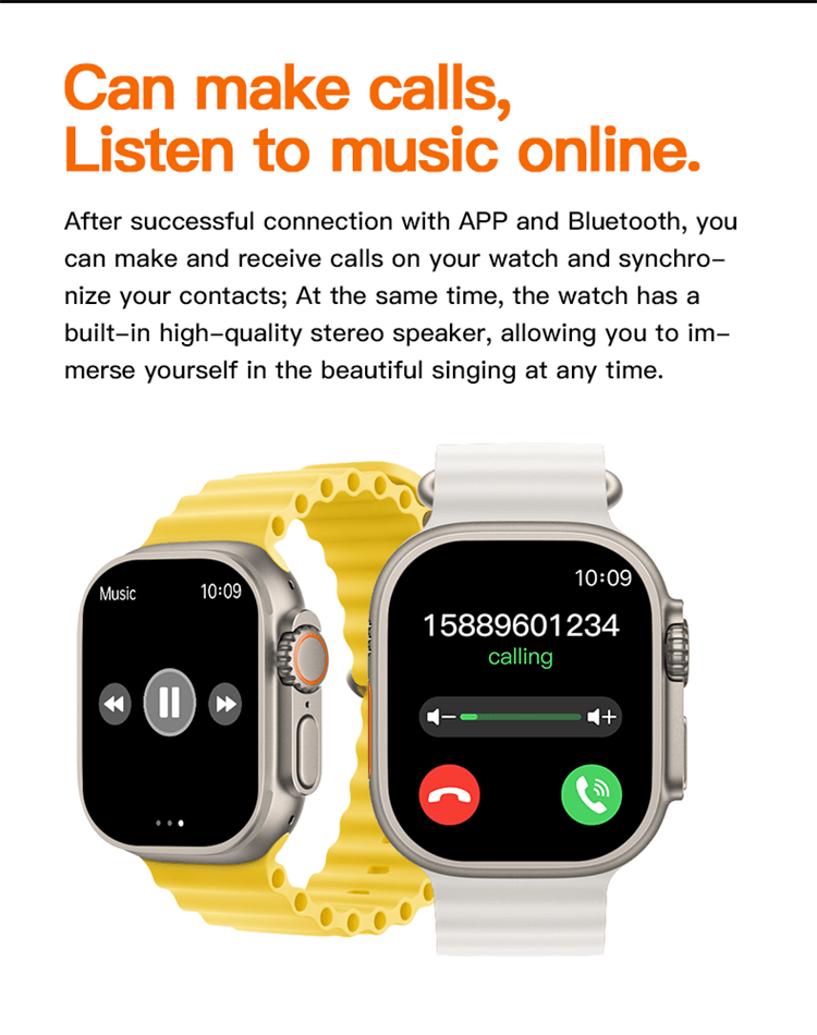 Buy T900 Ultra 2 Smartwatch 2.09 Inches Large Screen Long Standby Time ...